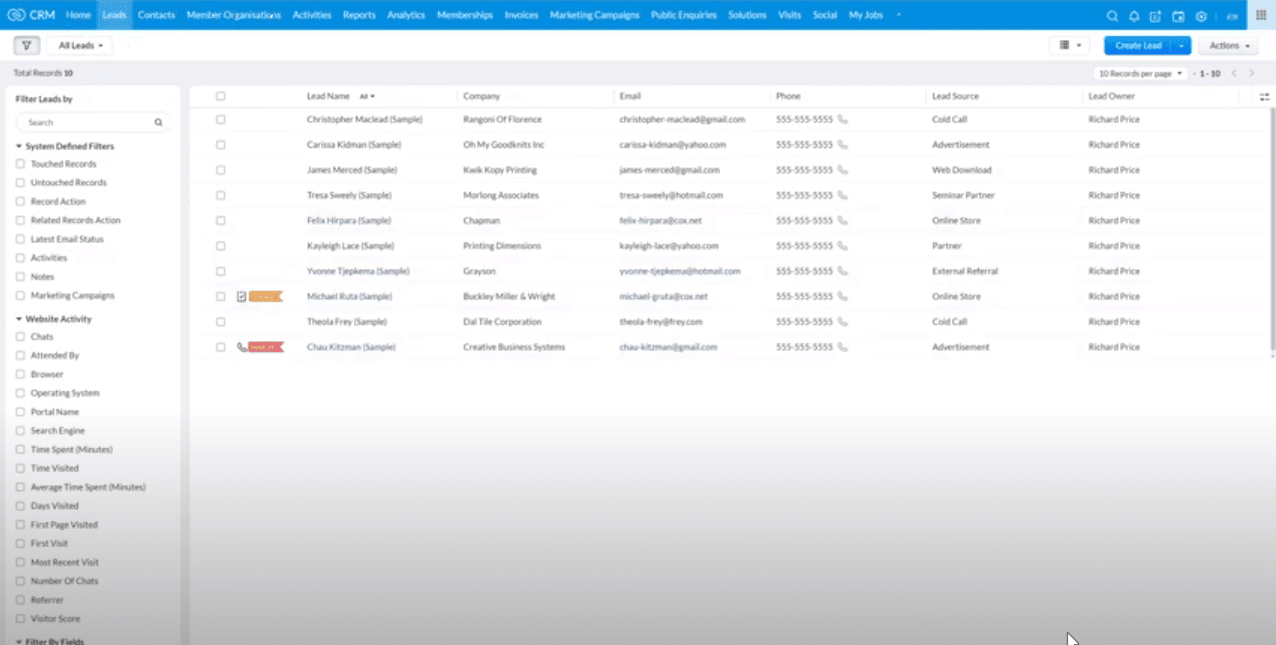 Zoho CRM - How The Membership Management Works - A1CRM