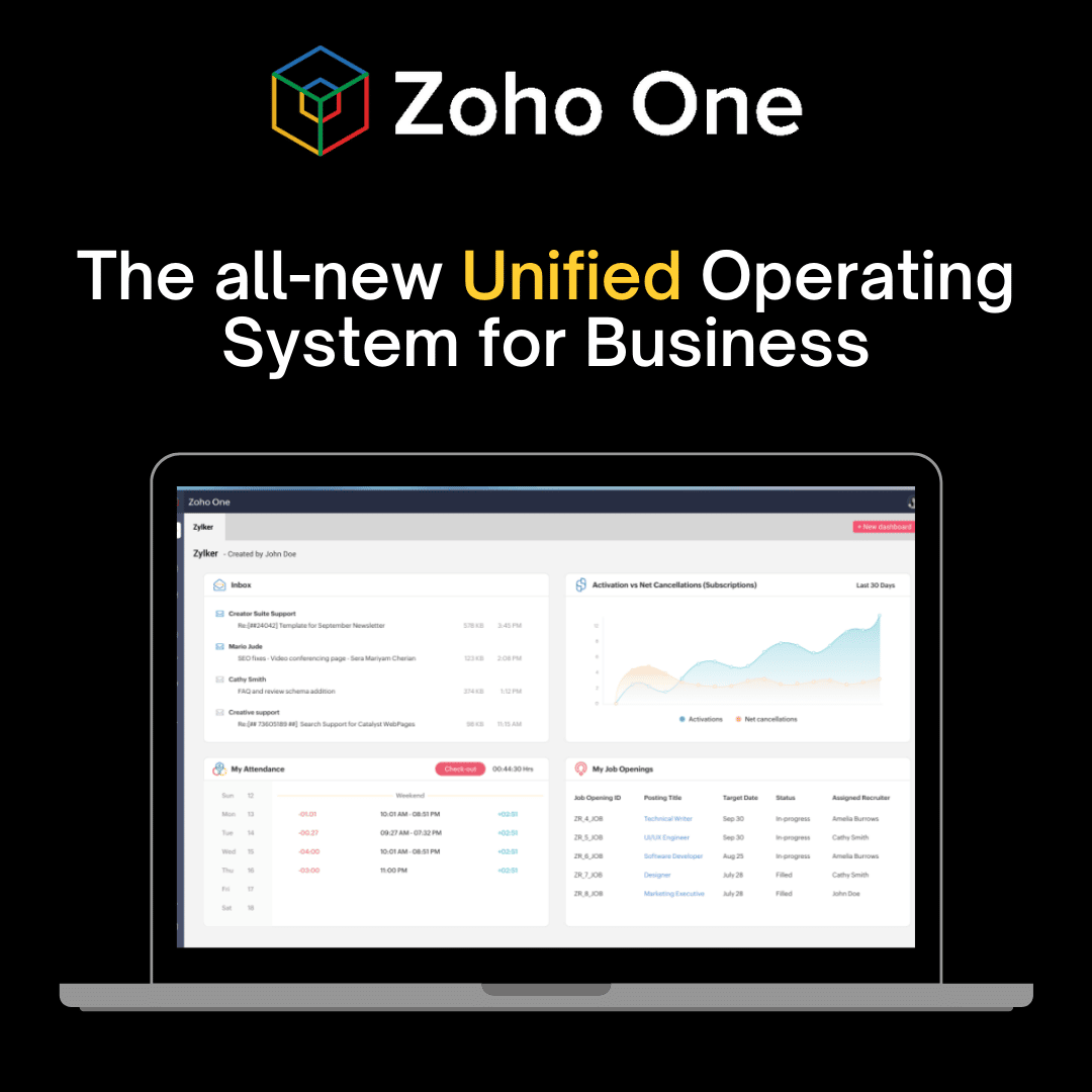 Zoho One 21 - Unified Operating System for Your Business | A1CRM