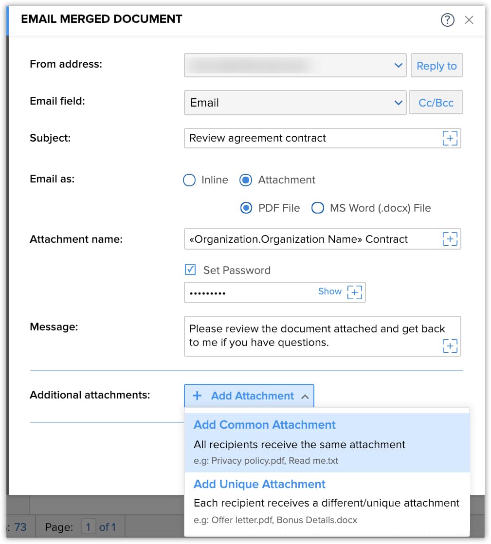 How to Add CRM Data to Documents with Zoho Mail Merge - A1CRM